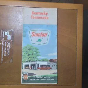 Vintage | Other | Vintage 95s Sinclair Now Exxon Paper Automobile Road ...